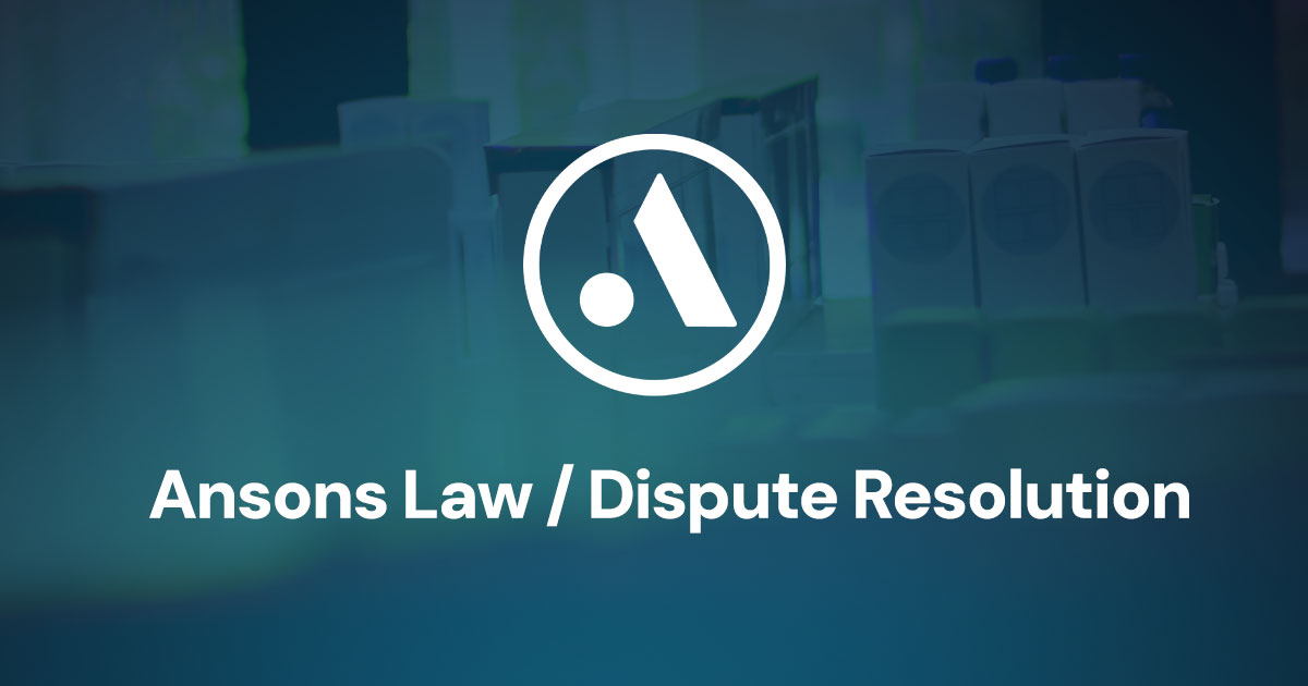 Construction dispute solicitors Staffordshire | Ansons Law